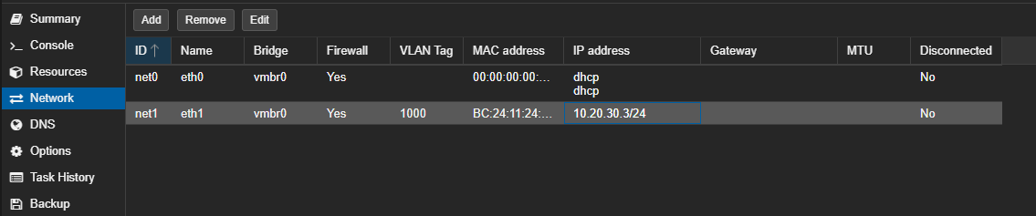Setting up an isolated Linux Bridge in Proxmox